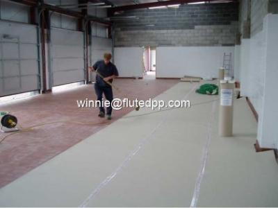 China PP corrugated plastic sheet for floor protection for sale
