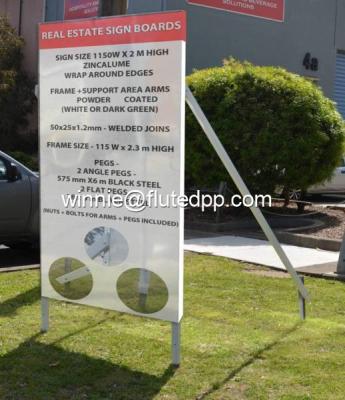 China Corona treated sign boards /UV-printing sign board for sale