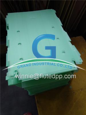 China Die-cutting of PP corrugated plastic sheet for sale