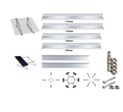 China Solar Energy Adjustable Mid End Clamp for Flat Bracket Standing Ground Roof System for sale