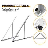 China Adjustable Tilt Range Solar Mounting Bracket for PV System Structure Wind Load 60m/s for sale