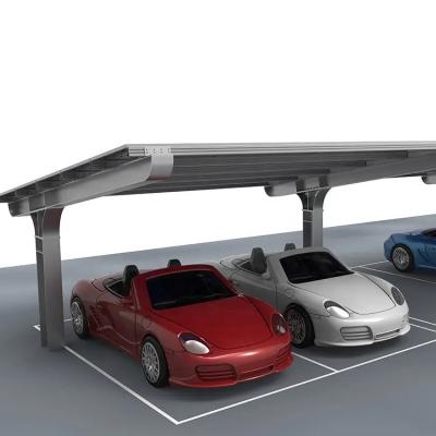 China Q235 Steel Solar Carport Structures with CE Certification and 1.4KN/m2 Snow Load for sale