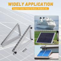 China Adjustable Tilt Range Solar Mounting Bracket for PV System Structure Wind Load 60m/s for sale