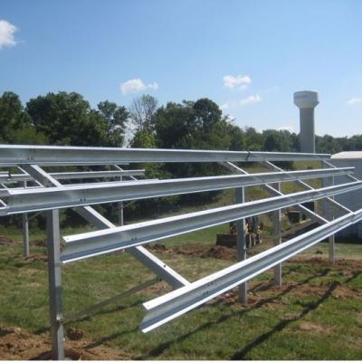 China Galvanized Steel Solar Panel Mounting Brackets Ideal Choice for Ground-mounted Panels for sale