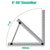 China Snow Load 1.5KN/m2 Adjustable Solar Panel Brackets for Solar Module Mounting Frames for sale