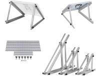 China Triangle Adjustable Solar Panel Roof Mounting Brackets Snow Load Resistant and Durable for sale