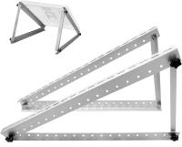 China Triangle Adjustable Solar Panel Roof Mounting Brackets Snow Load Resistant and Durable for sale