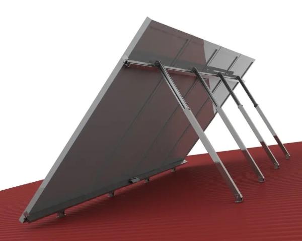 Scala solare a zampa posteriore regolabile per l'efficienza dell'installazione dei pannelli fotovoltaici