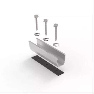 China Ground Solar Mounting Bracket with Aluminum Alloy/Stainless Steel and High Snow Load for sale