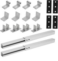China Maximum Efficiency Solar Panel Mounting Bracket with Adjustable Angle Wind Load 60M/s for sale