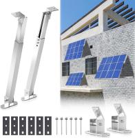 China Maximum Efficiency Solar Panel Mounting Bracket with Adjustable Angle Wind Load 60M/s for sale