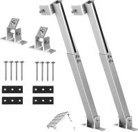 China Ground Solar Panel Mounting Bracket Anodized Adjustable Support for 25 Years Life Span for sale