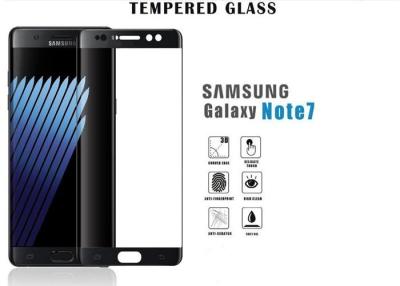 Cina Il Samsung Note 7 Samsung ha temperato il nero di vetro della copertura completa del protettore 3D dello schermo in vendita