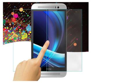 中国 注文の汚れ小型HTCの欲求M8のための抵抗力がある携帯電話スクリーンの保護装置のフィルム9H 販売のため