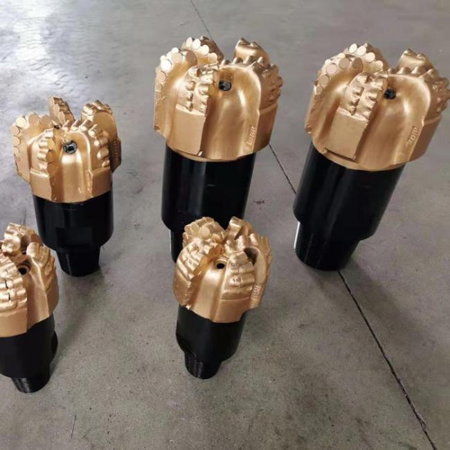 API IADC PDC drill bits set, 6 1/2 inch PDC drill bits & 5 blade pdc metal square hole drill bit