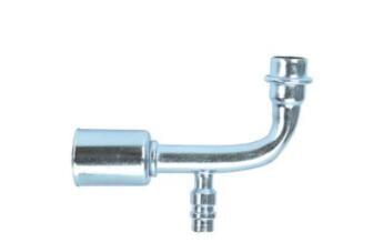 China 3621 Air conditioning fitting Iron joint with iron jacket R134a high & low pressure valve air conditioning fitting Iron for sale