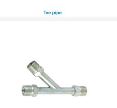 China 6122 Tee pipe fitting Iron fitting Tee pipe air conditioning fitting for sale
