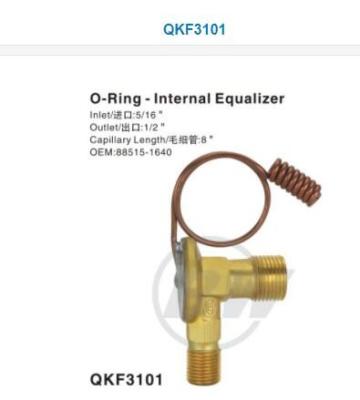 China Expansion Valve Series  O-ring -internal Equalizer QKF3101 Expansion Valve for sale