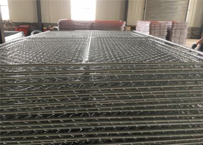 China 8 foot  x 10 foot chain wire temporary fence panels 2 -3/8 inch mesh x 11.5 ga wire chain link portable fence for sale