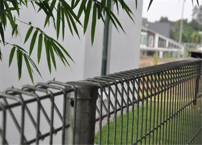 China hot dipped galvanized BRC welded mesh panel fencing, roll top fence, decorative public park fence for sale