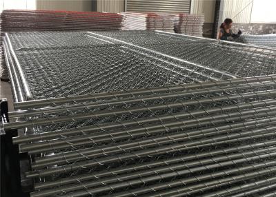Китай Cross Brace Temporary Chain Link Construction Fence Panels Galvanized 6′x12′ Chain Link Temporary Fencing продается