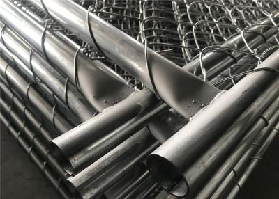 中国 Hot dipped Galvanized 366gram/SQM Chain Link Fence Panels 6'x12' Tube 1.4