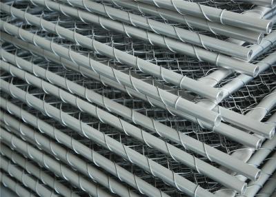 China Construction Chain Link Fencing Panels OD 32mm*1.6mm 6'x12' 25mm Outer Tube Mesh aperture Te koop