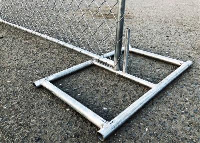 Cina Temporary Chain Link Fence Panels  6'Height X 14' Width  35mm wall thickness 1.5mm Mesh 2.5
