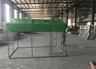 China Chain Link Dog Fence /Dog Kennel DIY powder coated hot dipped galvanized mesh 50mmx50mm x 2.70mm for sale