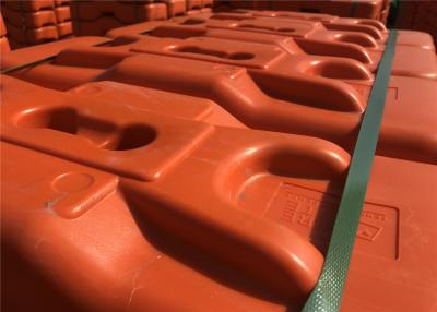 China 40mm Outer diameter Temporary Fencing Base HDPE 5502 center distance 75mm/3