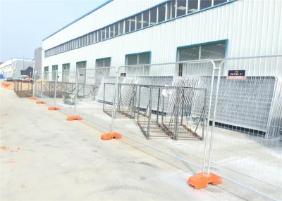 China New Zealand Standard Temporary Fencing 2.1m x 2.4m OD40mm x 1.8mm wall thick mesh 60mm x 150mm diameter 3.80mm for sale