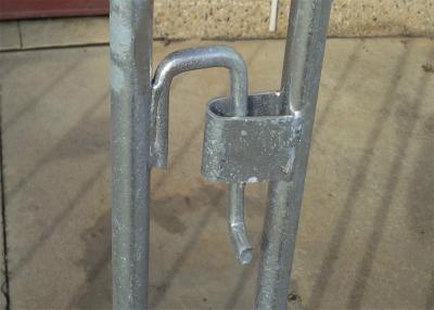 China crowd barrier / hot sale used concert metal crowd control barriers 1.1M height x 2.5M width 35mm tube for sale