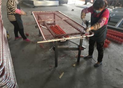 Cina Orange Chain Link Fabric construction barriers with 1