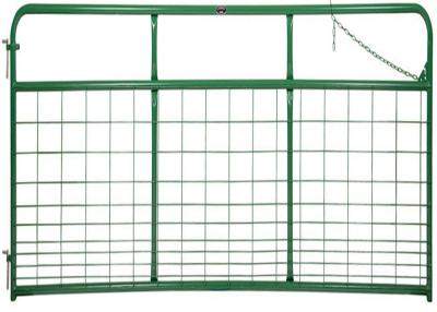 Cina 1 3/4″ O.D. round tubular steel WIRE MESH GATE in vendita