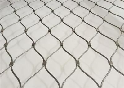 China Hand Woven Flexible Animal Protection Stainless Steel Cable Wire Mesh for sale
