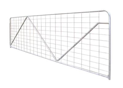 Cina Heavy Duty Galvanized Metal 13 Feet N Brace Farm Gate in vendita
