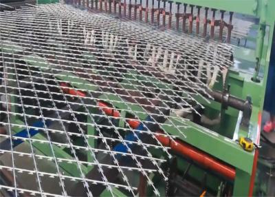 China Welded Steel Razor Wire Mesh Panel Fence 75 × 150mm for sale
