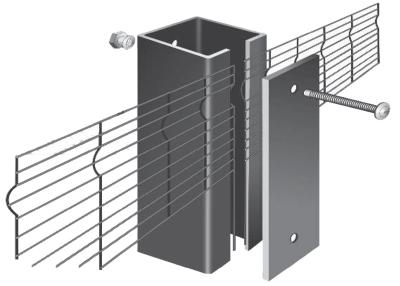 Cina Clearvu Portable No Climb Security Fence Construction Hoarding Finger Proof Wire in vendita