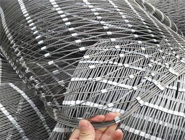 China wire rope mesh Stainless Steel Wire Cable Mesh à venda