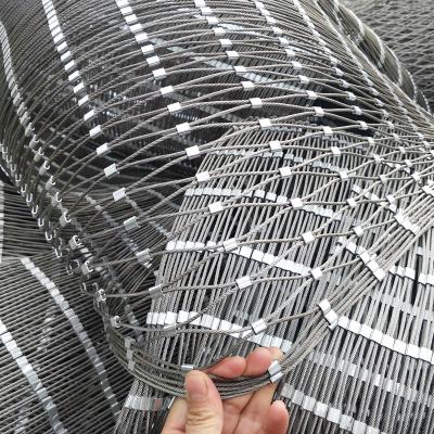 Chine Wholesale stainless steel ferrule rope mesh à vendre