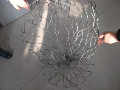 Cina Stainless steel rope mesh bag in vendita