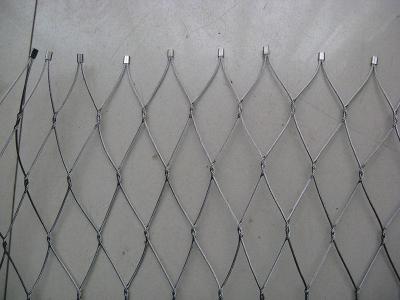 Cina X tend wire rope mesh Stainless steel hand woven rope mesh in vendita