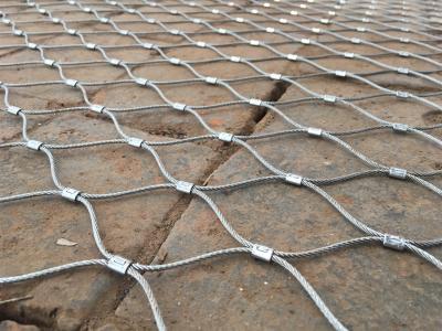 China 316 Stainless steel wire rope mesh net x TEND mesh for sale