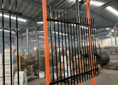 Cina 2400mm Width Galvanized Steel Spear Top Garrison Fence Panel/Steel Picket Fencing in vendita