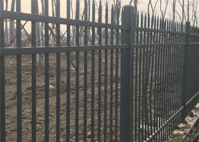 Cina Tubular steel ornamental garden Hercules Fence 1200mm height x 2450mm width Stain Interpon Powder in vendita
