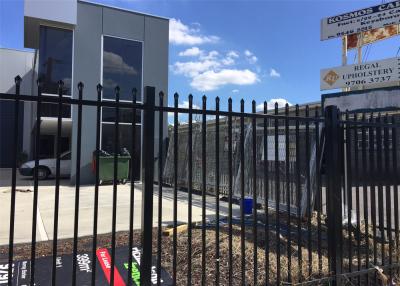 Κίνα Steel Tubular Fence Panels 1.2m*2.4m Rail 40mm *2.00mm 25mm*1.2mm Spacing 100mm silicon bronze& stainless steel welding προς πώληση
