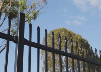 中国 Black Spear Top Industrial Garrison Security Fencing Panels / Perth Garrison Security Fencing Panels 販売のため