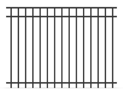 中国 Diplomat Security Fence Panels 2.1m*2.4m powder coated black INTERPON 販売のため