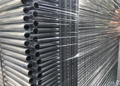 China Standard AS/NZS temporary Fencing Panels OD 32mm outer tube wall thick 2.00mm Easy Fencing 42 microns en venta