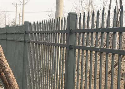 China Electrostatic spray zinc steel fence ornamental iron fence of protecting Steel Fence for sale